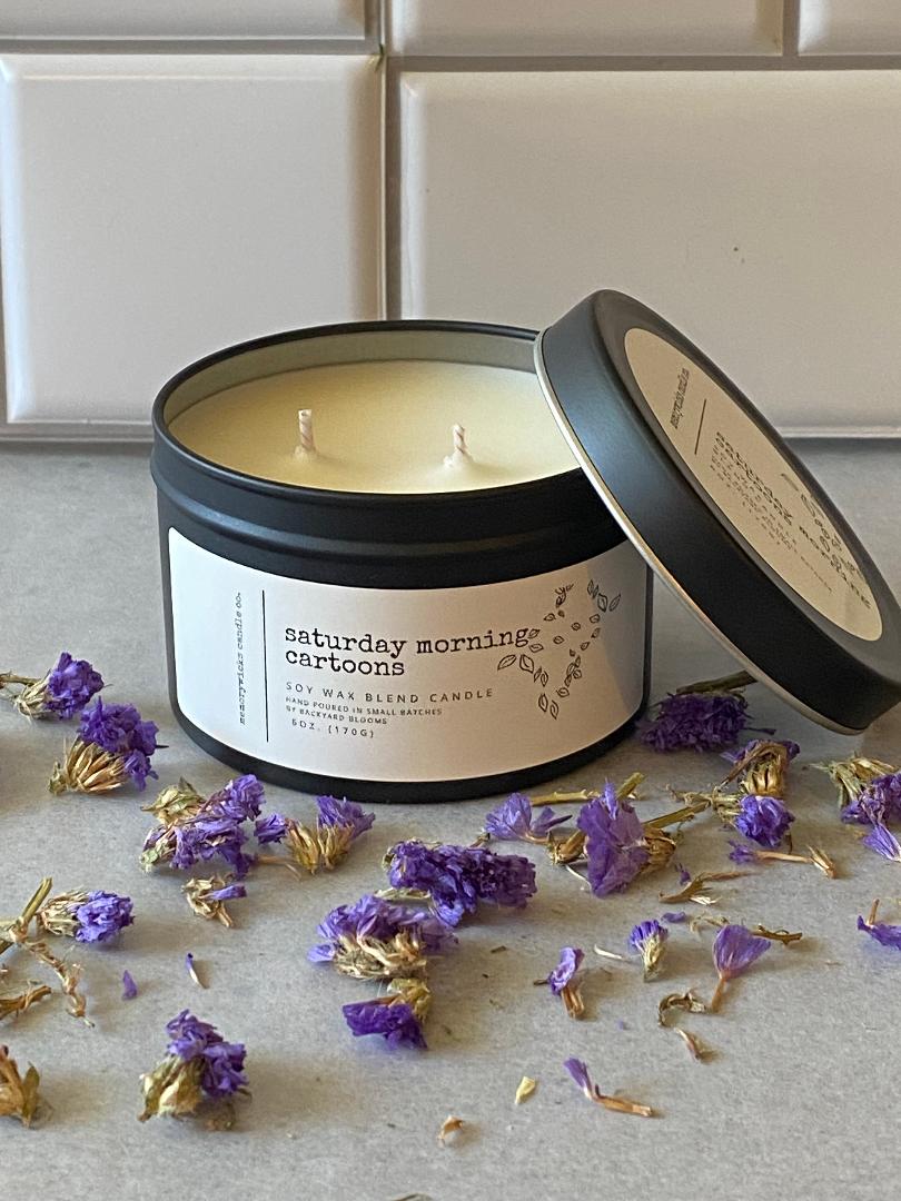 Saturday Cartoons | Soy Beeswax Candle | MemoryWicks Candle Co.